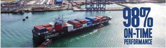 Crowley Delivers 98% On Time Performance to Puerto Rico and Beyond ...