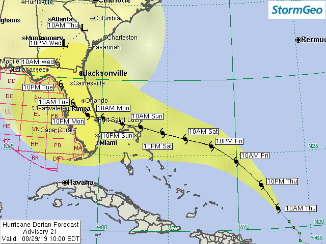 Hurricane Dorian - Update 7 | Crowley
