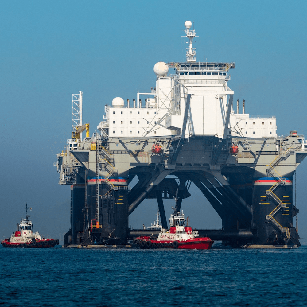 Crowley Tugs Work Together to Load LP Odyssey Launch Platform for ...