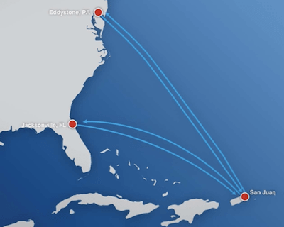 Route Maps - VOCC Service ~ Crowley