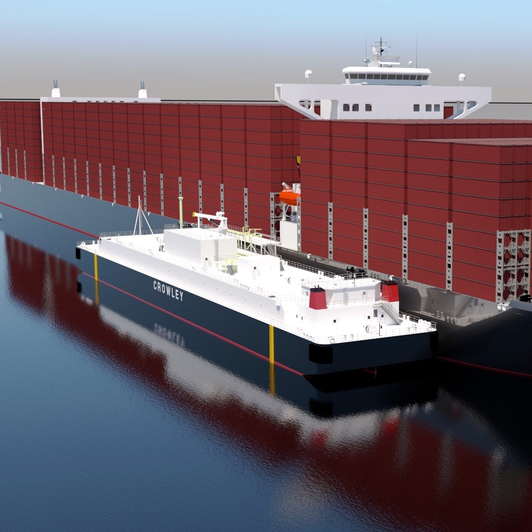 Crowley and Shell to Build and Charter Largest LNG Bunker Barge in US ...
