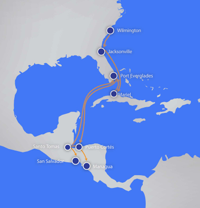 Route Maps - VOCC Service | Crowley