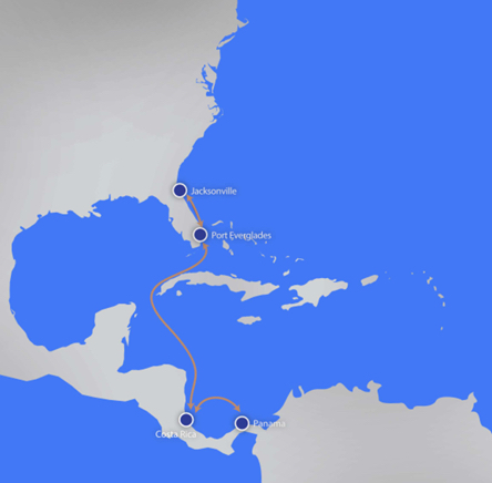 Route Maps - VOCC Service | Crowley