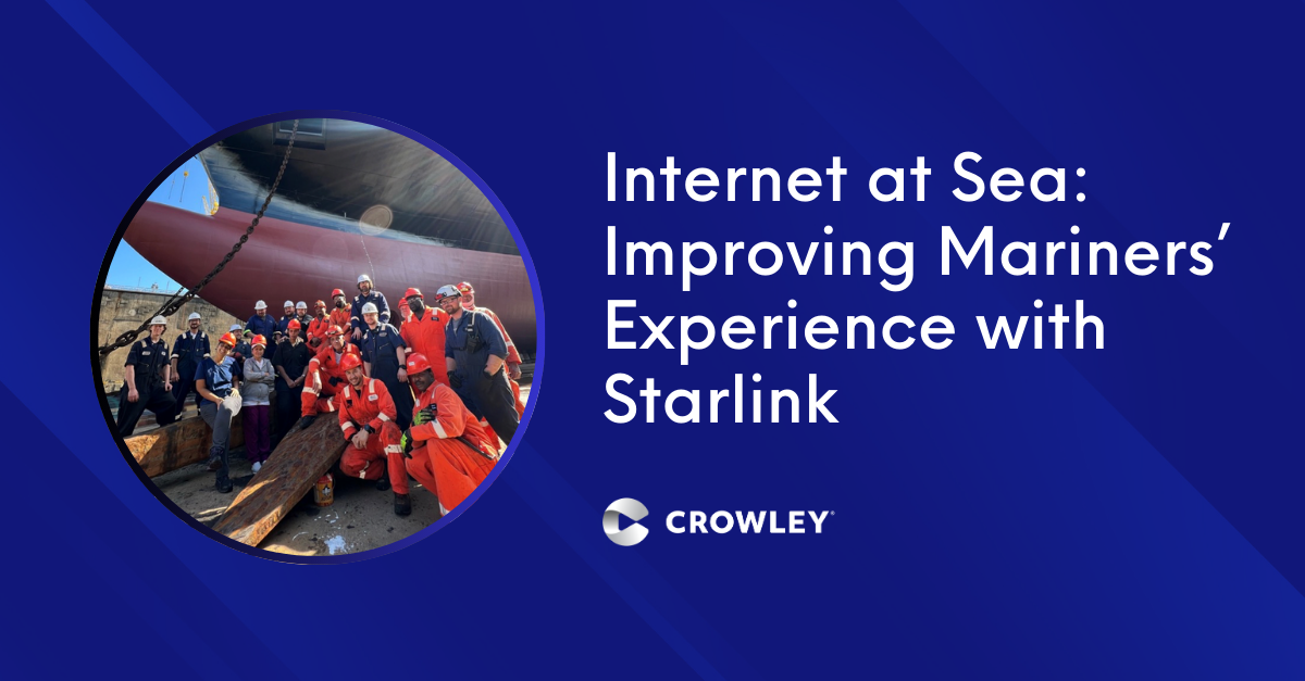 High-Speed Internet Aboard Ships Ushers in Digital Innovation | Crowley