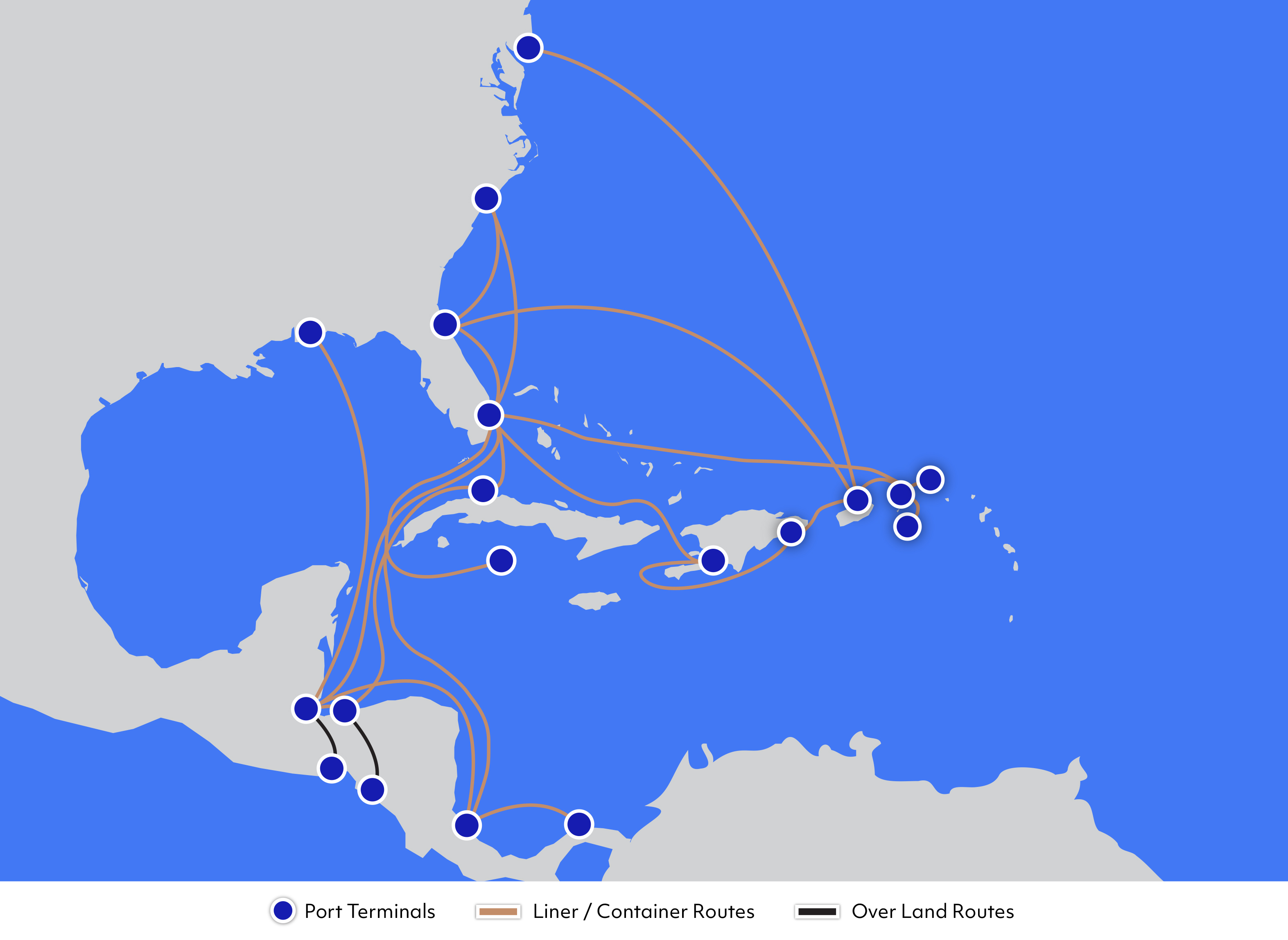 Route Maps - VOCC Service | Crowley