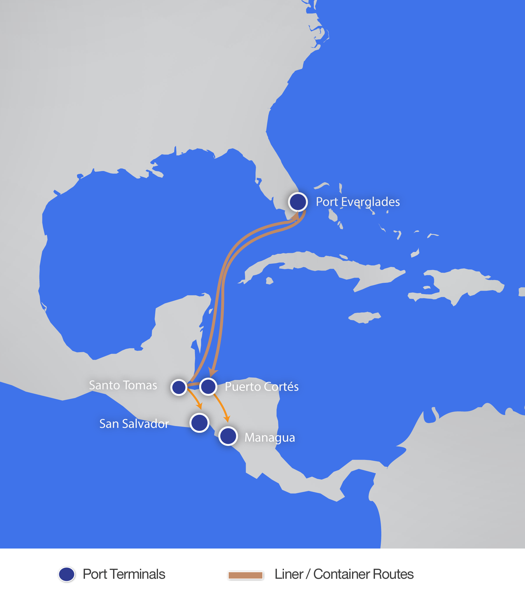 Route Maps - VOCC Service | Crowley