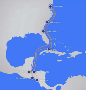 Route Maps - VOCC Service | Crowley